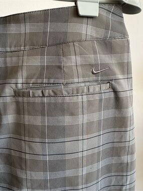 Nike | Skirts | Nike Drifit Gray Plaid Mini Golf Skorts | Poshmark